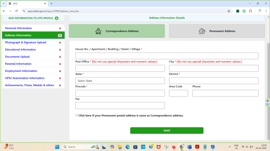 UPSC CMS 2025 Application Form: Fill Step By Step - Cerebrum